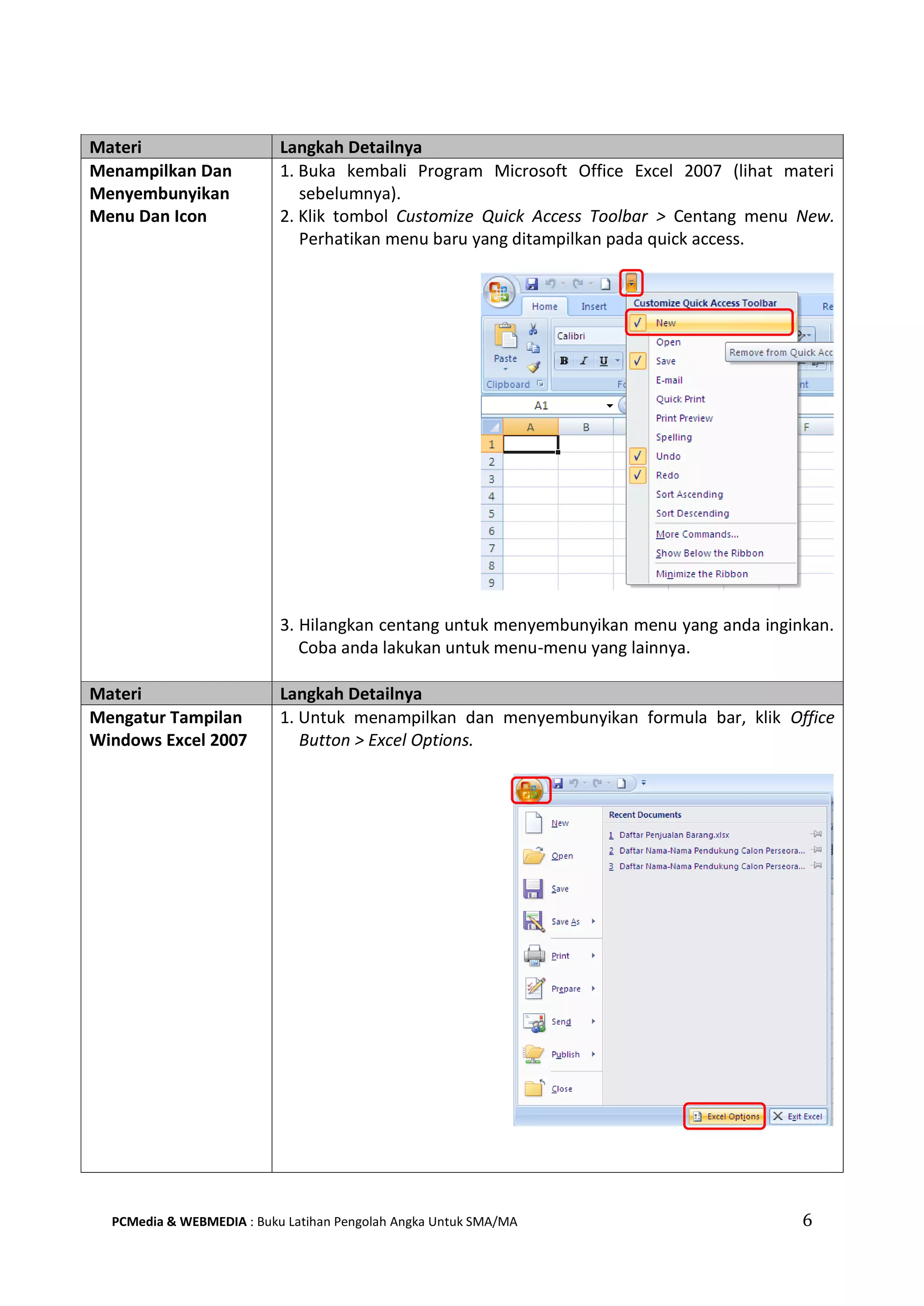 learning microsoft office excel 2007 | PDF