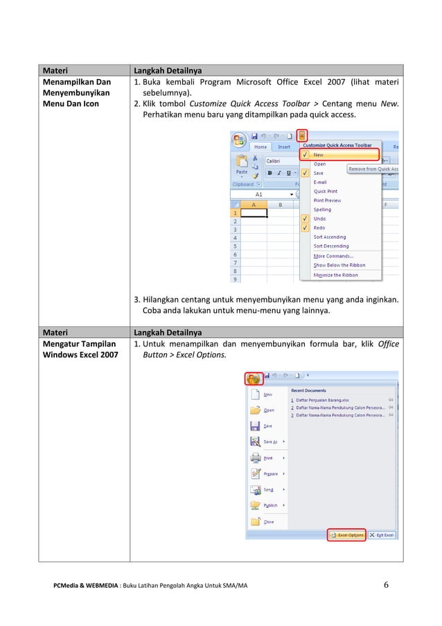 learning microsoft office excel 2007 | PDF