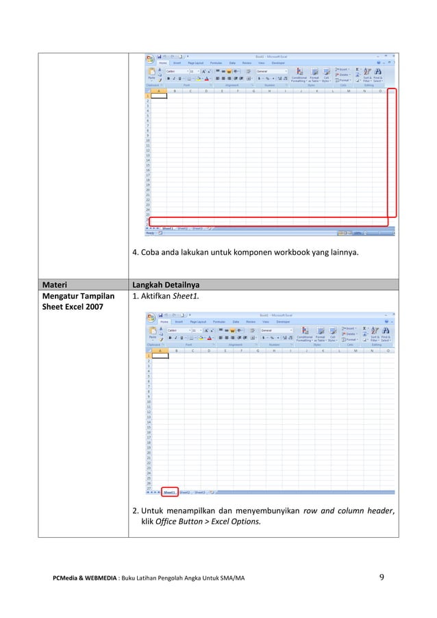 learning microsoft office excel 2007 | PDF