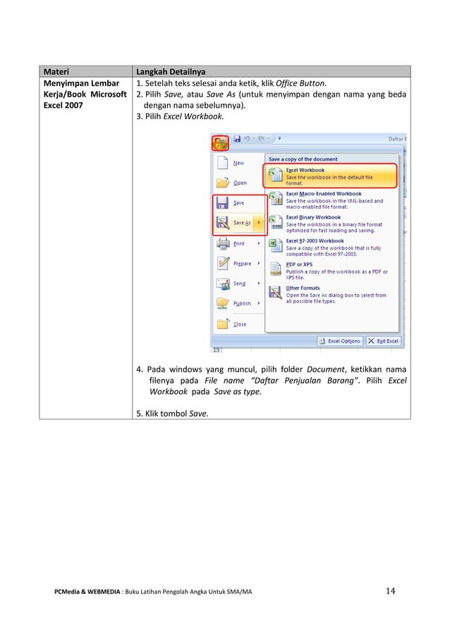 learning microsoft office excel 2007 | PDF