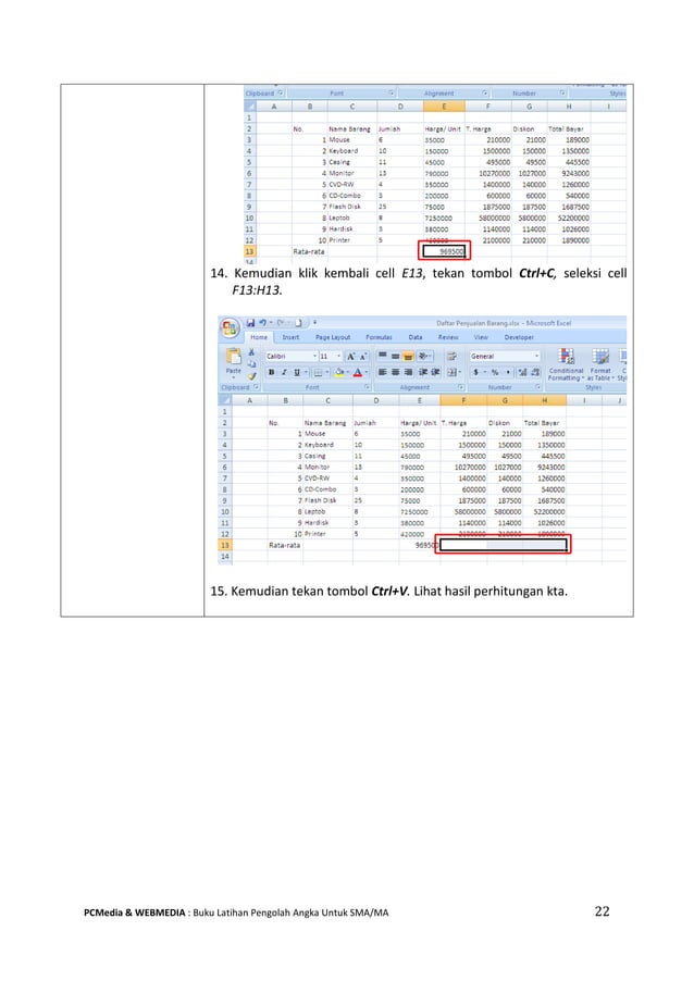 learning microsoft office excel 2007 | PDF