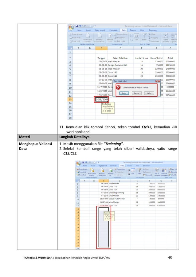 learning microsoft office excel 2007 | PDF