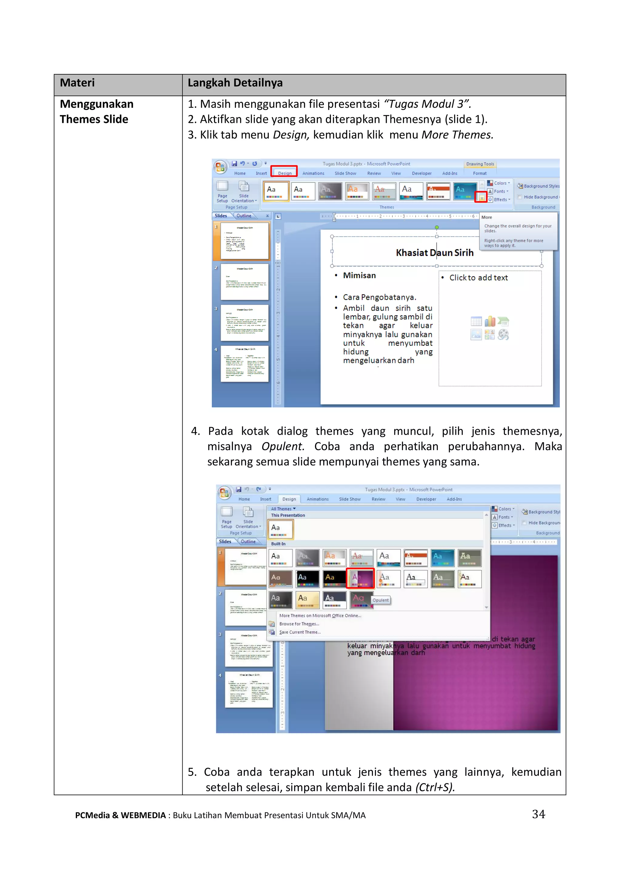 Tutorial microsoft office powerpoint 2007 | PDF