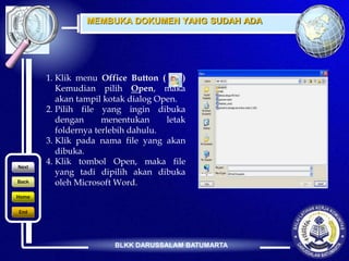 Pengenalan Microsoft Office Word | PPT