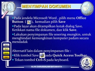 Pengenalan Microsoft Office Word | PPT