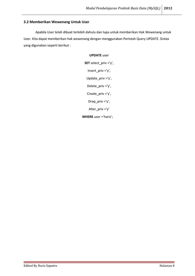 Tutorial my sql | PDF