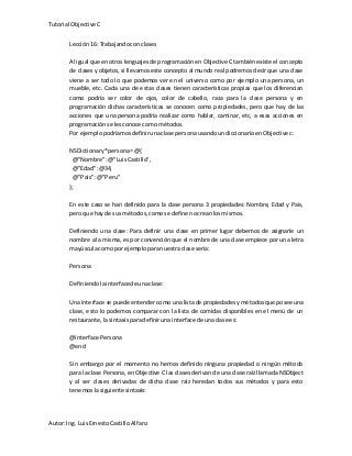 Tutorial de Objective C | PDF