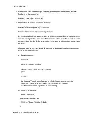Tutorial de Objective C | PDF
