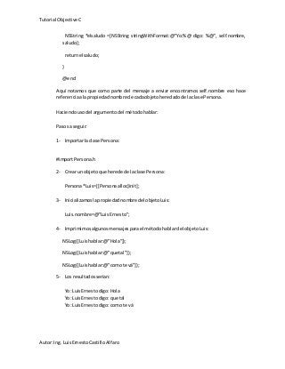 Tutorial de Objective C | PDF