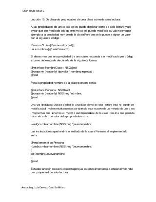 Tutorial de Objective C | PDF