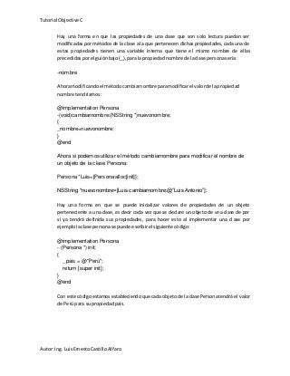 Tutorial de Objective C | PDF