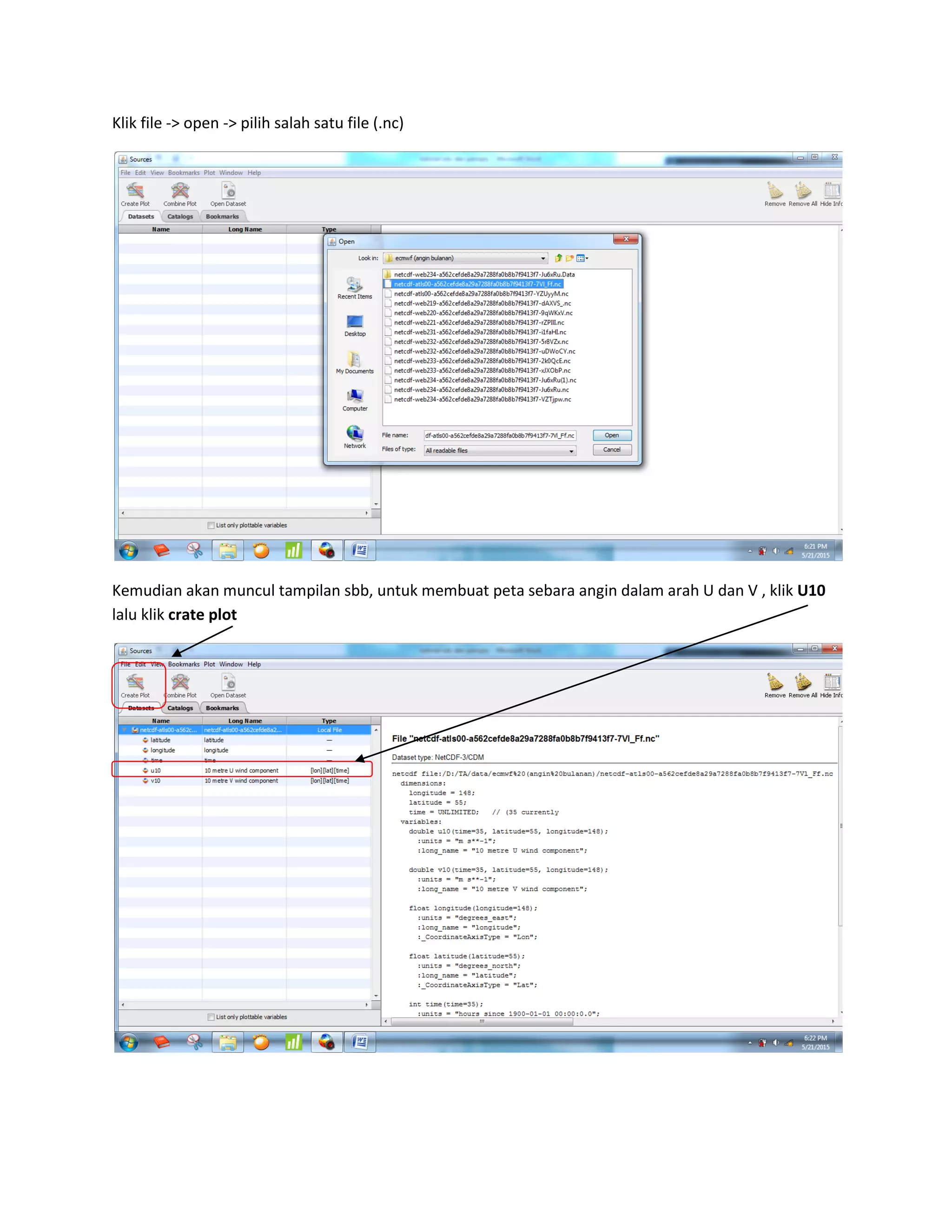 Tutorial Ocean Data View dan Panoply | PDF