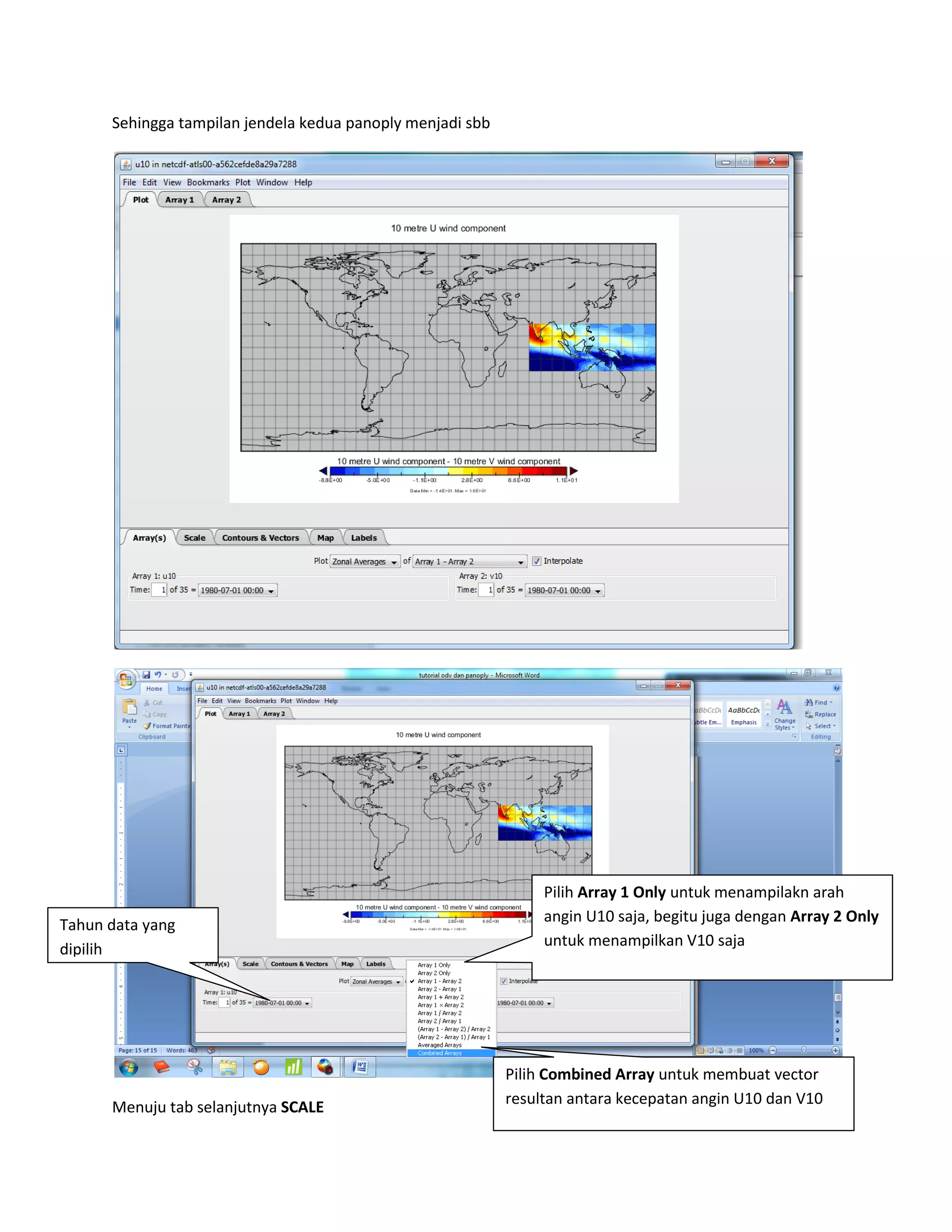 Tutorial Ocean Data View dan Panoply | PDF