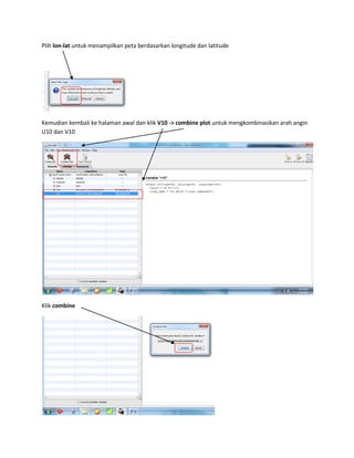Tutorial Ocean Data View dan Panoply | PDF
