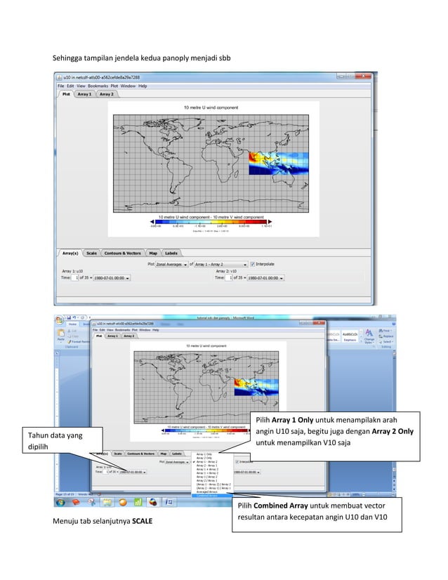 Tutorial Ocean Data View dan Panoply | PDF