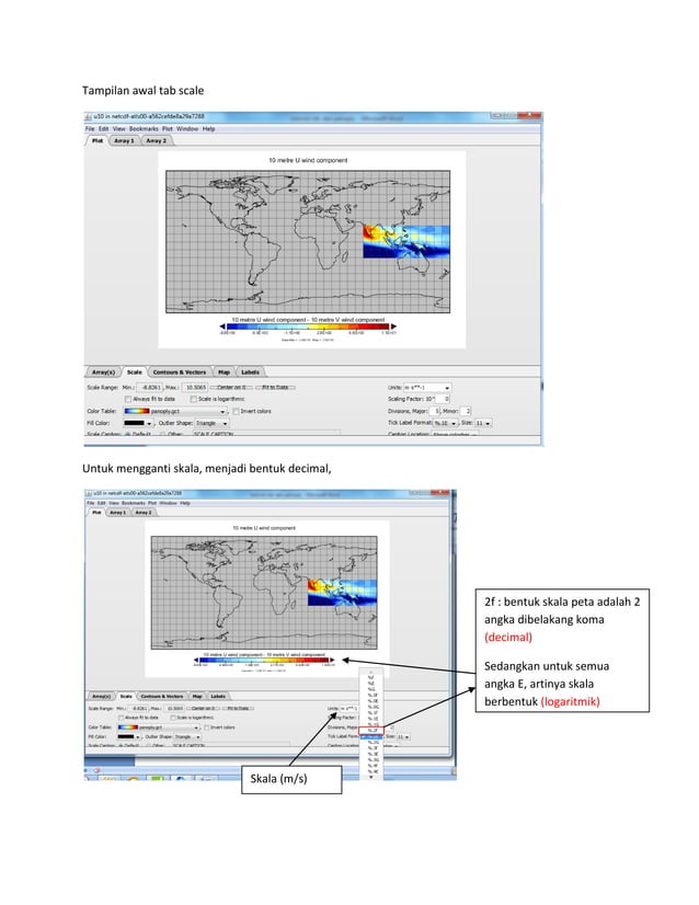 Tutorial Ocean Data View dan Panoply | PDF