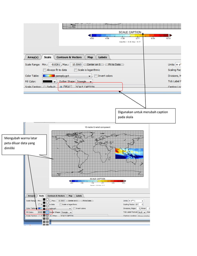 Tutorial Ocean Data View dan Panoply | PDF