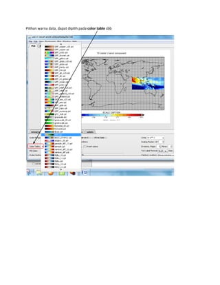 Tutorial Ocean Data View dan Panoply | PDF