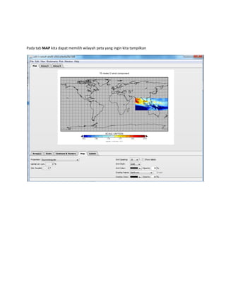 Tutorial Ocean Data View dan Panoply | PDF