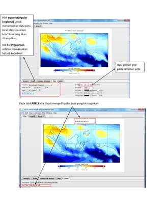 Tutorial Ocean Data View dan Panoply | PDF