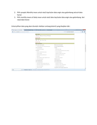 Tutorial Ocean Data View dan Panoply | PDF