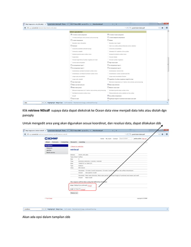 Tutorial Ocean Data View dan Panoply | PDF