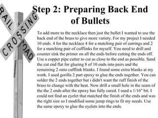 Tutorial of Making Bullet Necklace | PPTX
