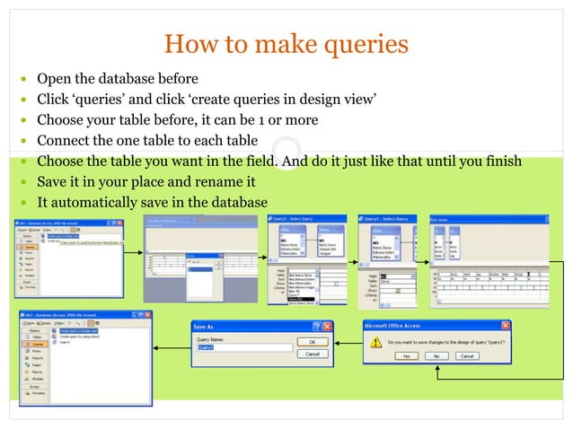 Tutorial of microsoft access 2003 | PPTX | Databases | Computer Software and Applications