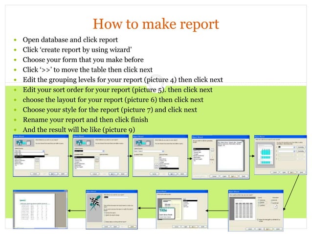Tutorial of microsoft access 2003 | PPTX | Databases | Computer Software and Applications