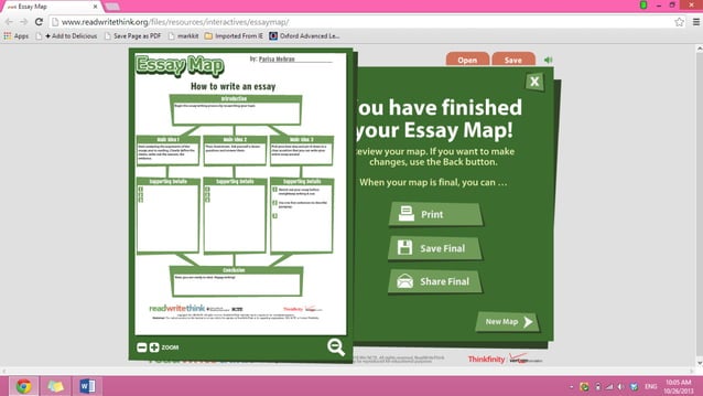 Tutorial on Essay Map | PPT