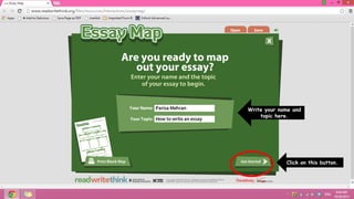 Tutorial on Essay Map | PDF