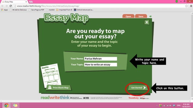Tutorial on Essay Map | PPT