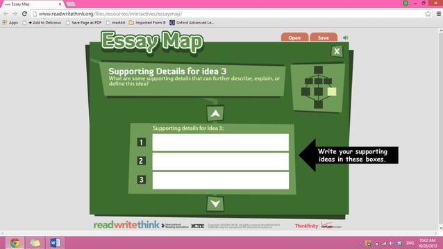 Tutorial on Essay Map | PPT