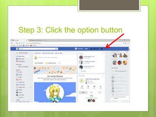 Tutorial on how to create a facebook page | PPTX