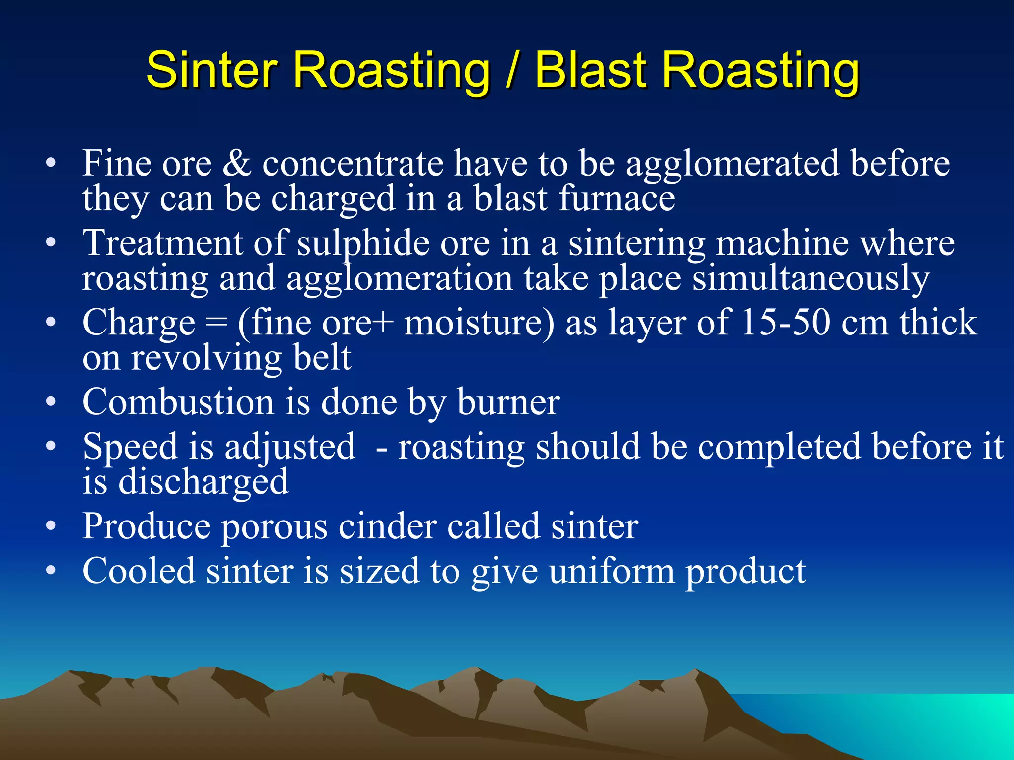 Tutorial on roasting furnaces final | PPT
