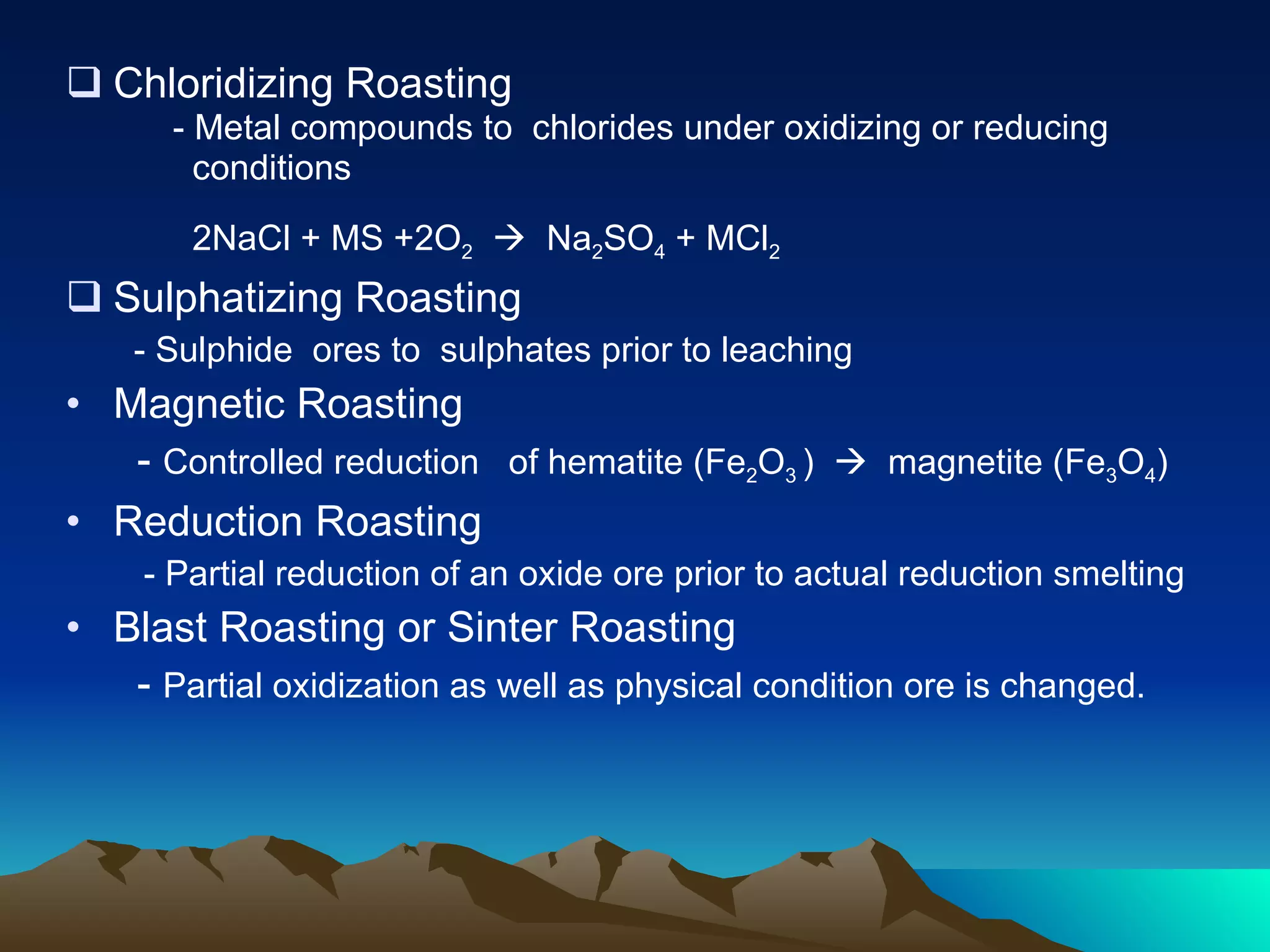 Tutorial on roasting furnaces final | PPT
