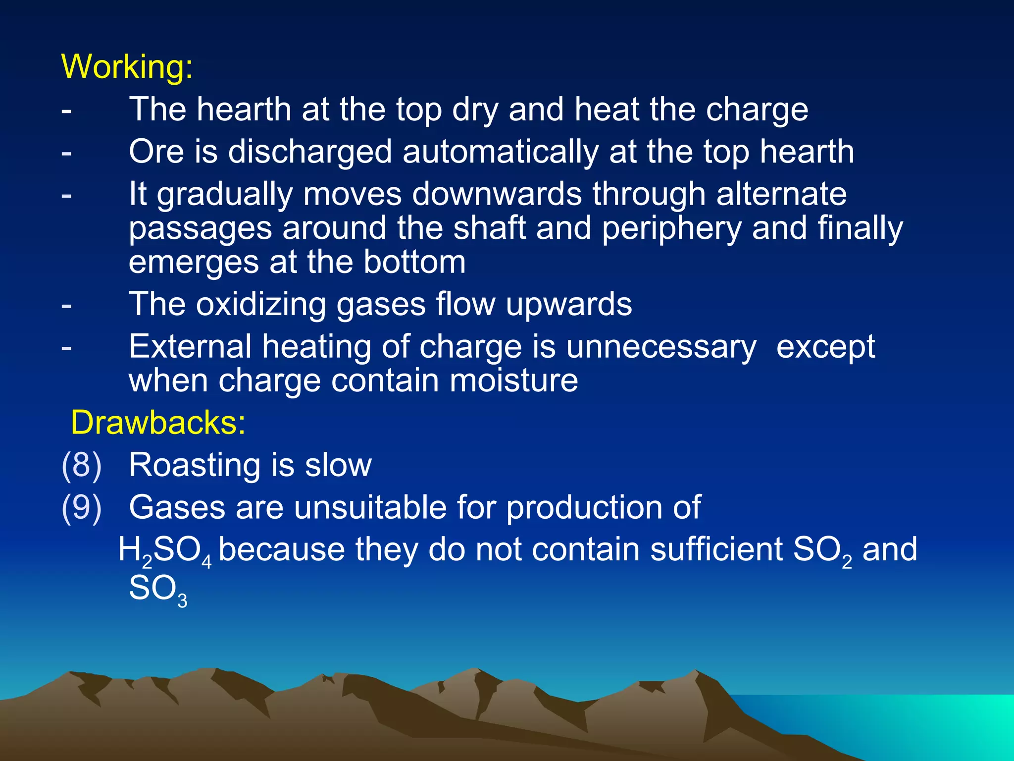 Tutorial on roasting furnaces final | PPT