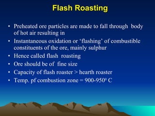 Tutorial on roasting furnaces final | PPT
