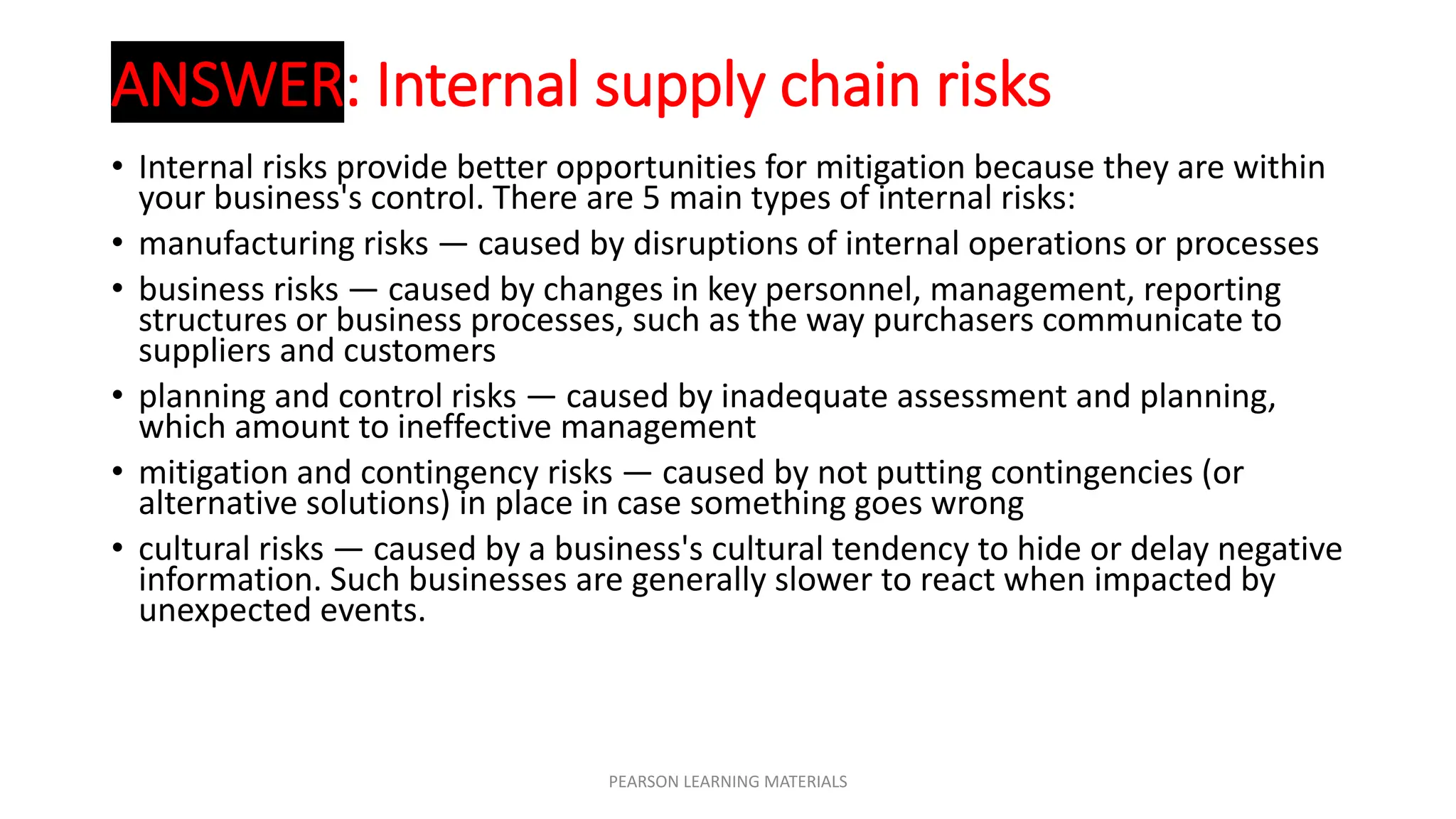 SUPPLY CHAIN MANAGEMENT TUTORIAL AND ACTIVITIES | PDF