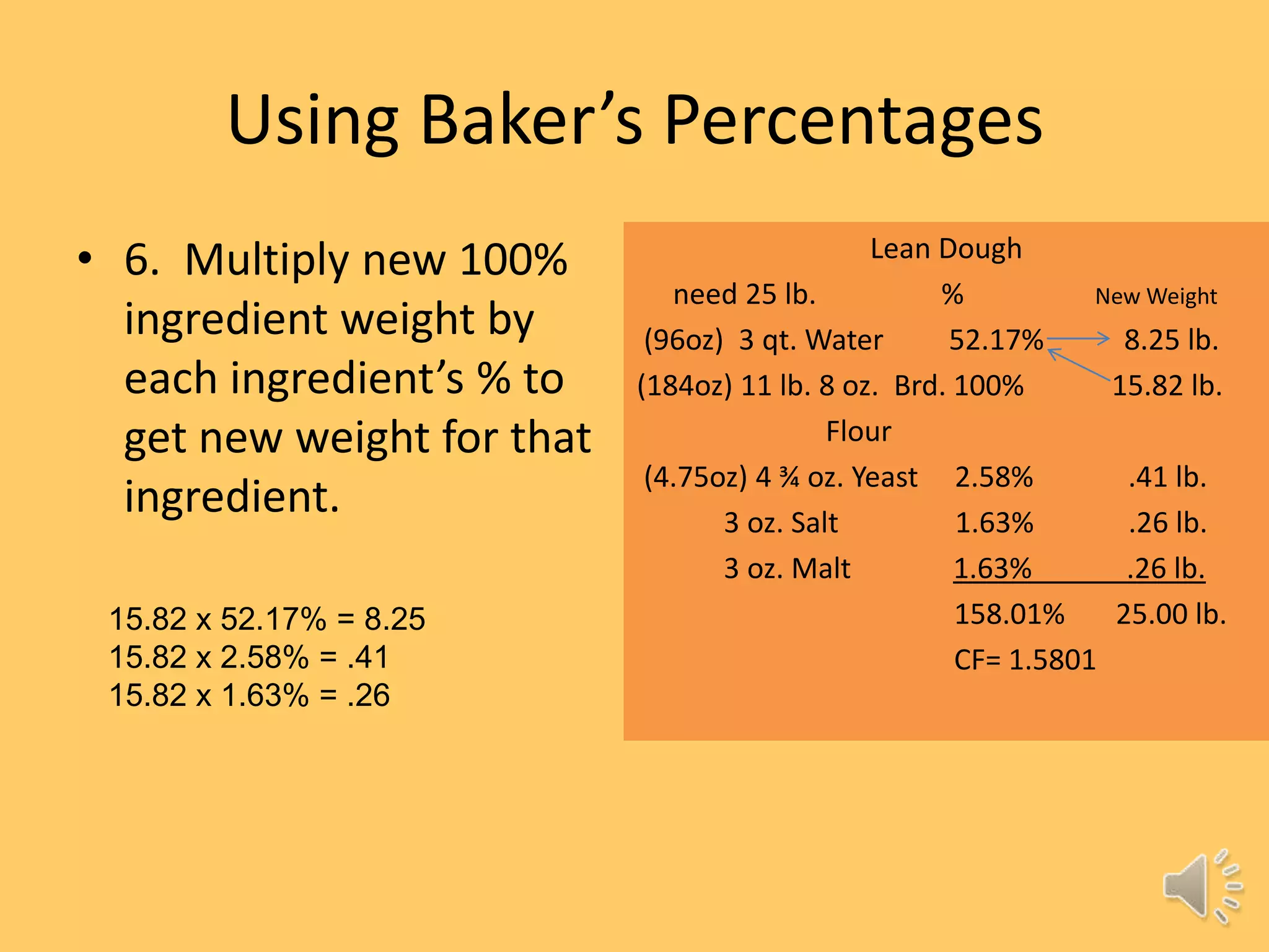 Tutorial on using baker s_percentages | PPTX