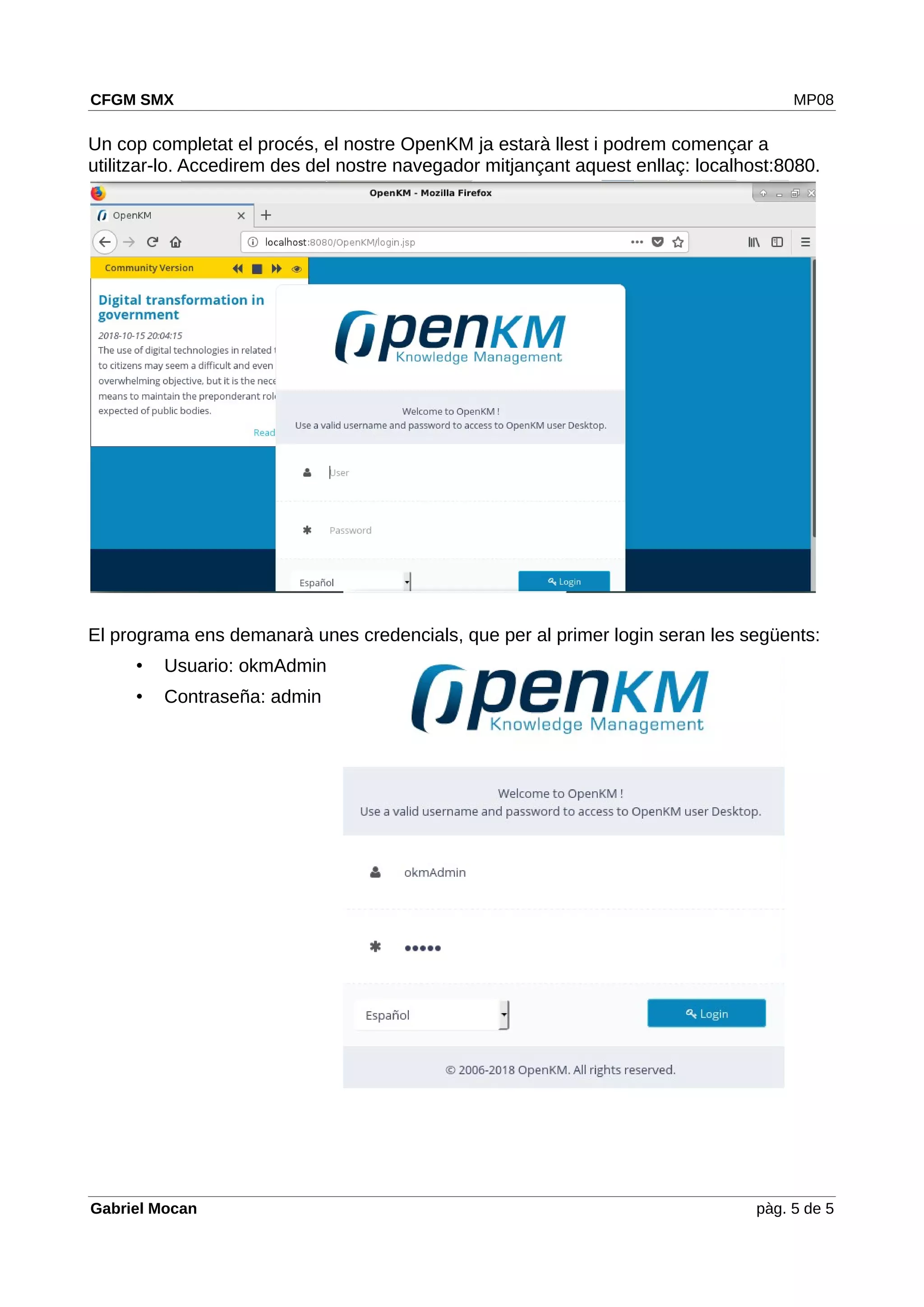 Tutorial openkm | PDF