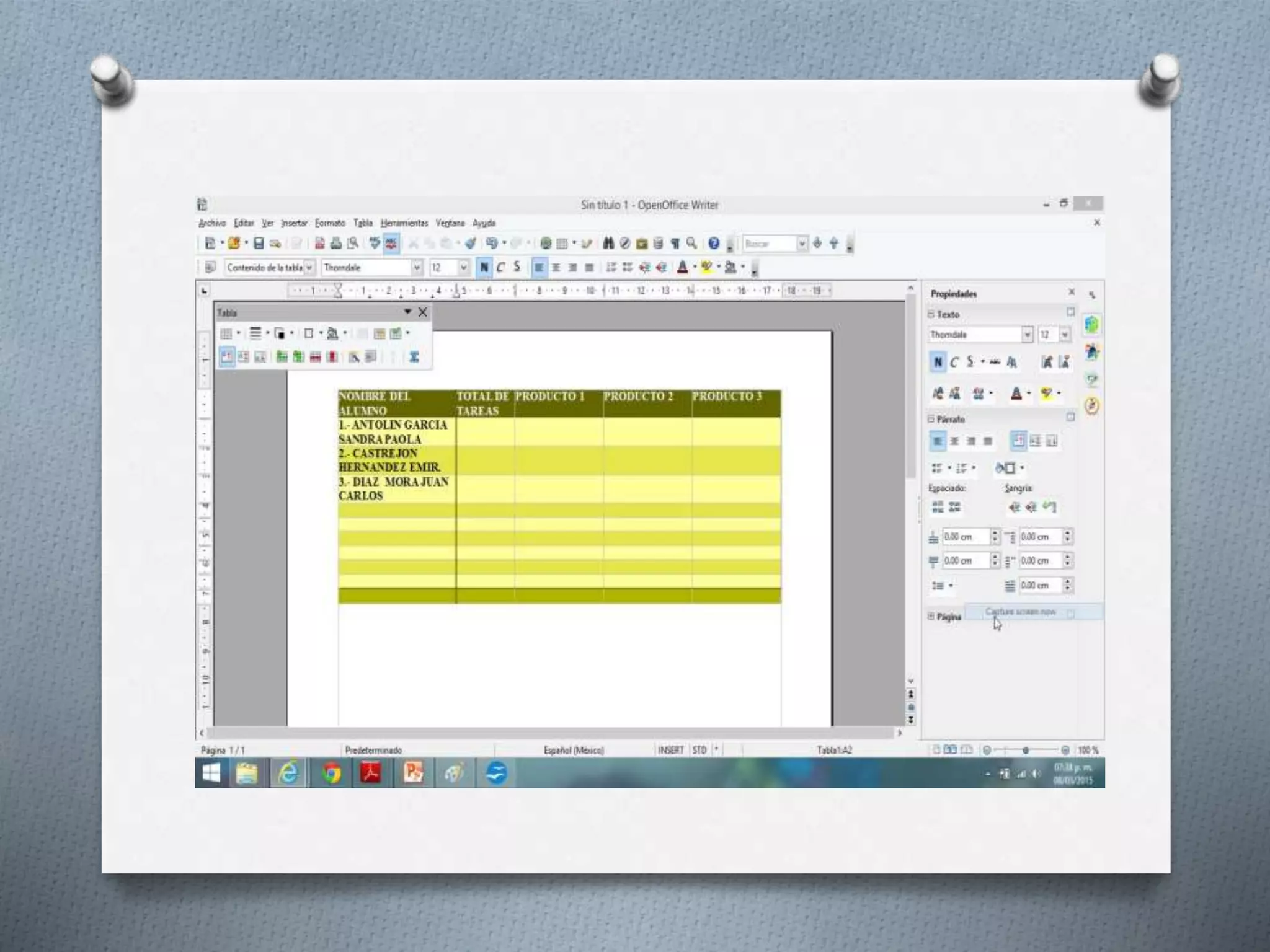 Tutorial open office writer | PPT