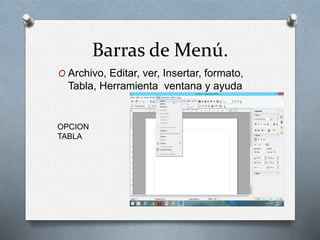 Tutorial open office writer | PPTX