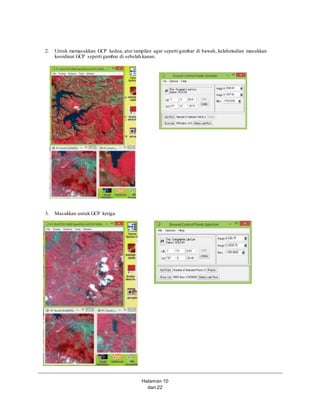Tutorial ASTER Imagery Orthorectification Using ENVI Software | DOCX
