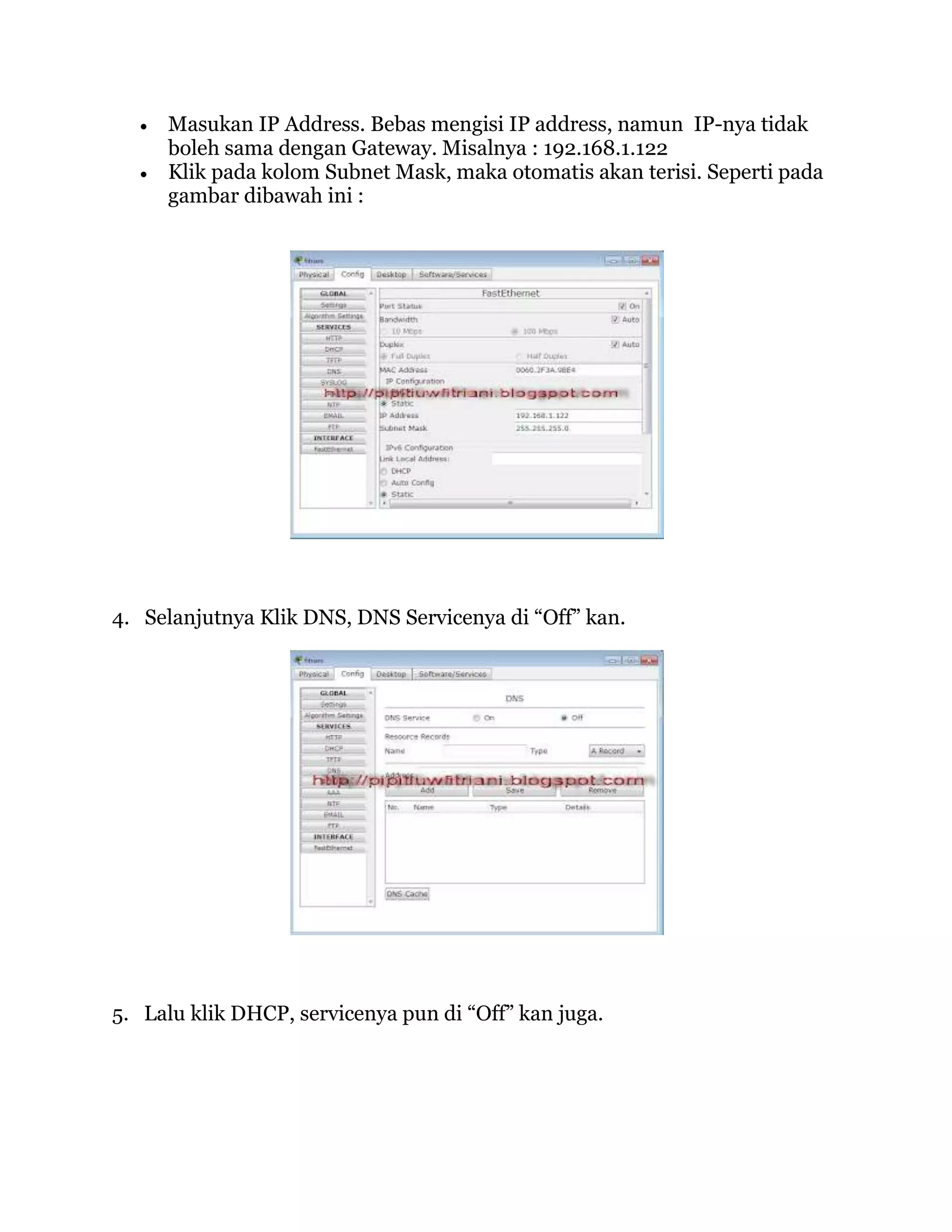 Tutorial packet tracer | PDF