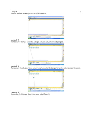 Tutorial packet tracer | PDF