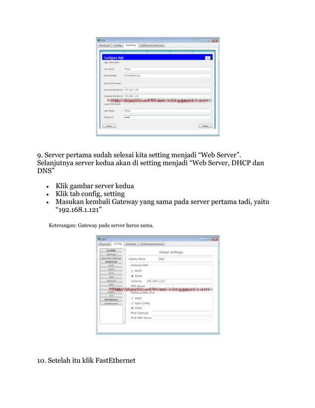 Tutorial packet tracer | PDF