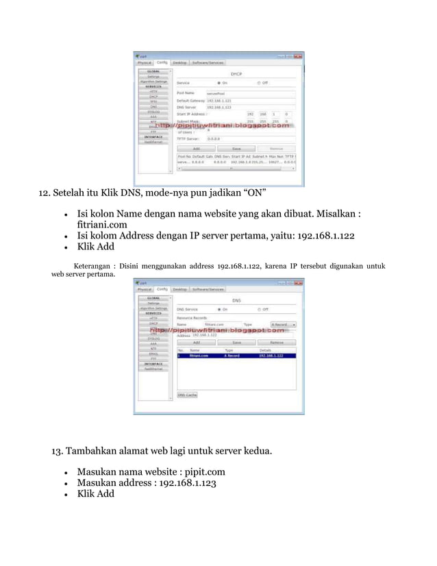 Tutorial packet tracer | PDF