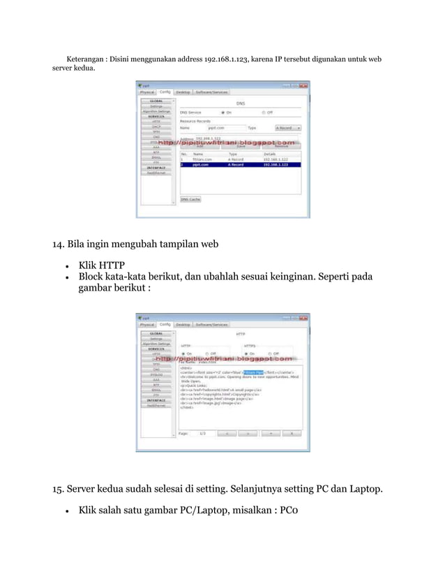 Tutorial packet tracer | PDF