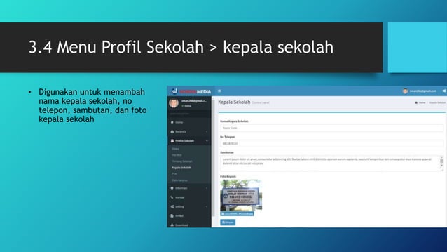 Tutorial Panduan Penggunaan CMS Sekolah Schoolmedia.pptx | Free Download